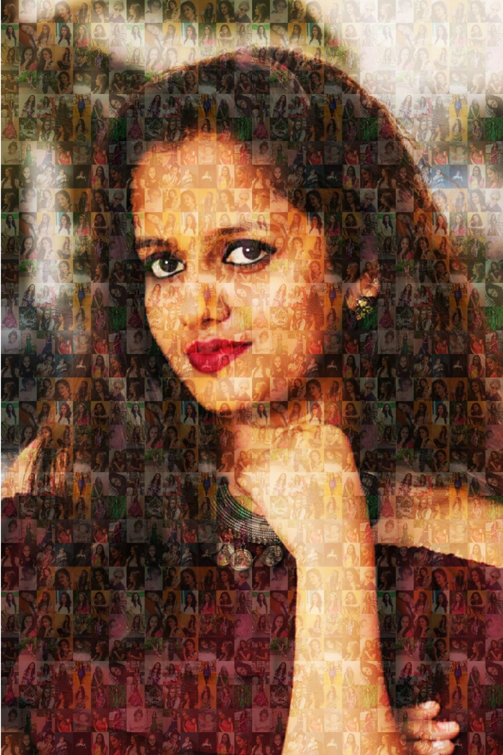 Mosaic Art Photo Frames - Unique Handcrafted Collage Picture Displays