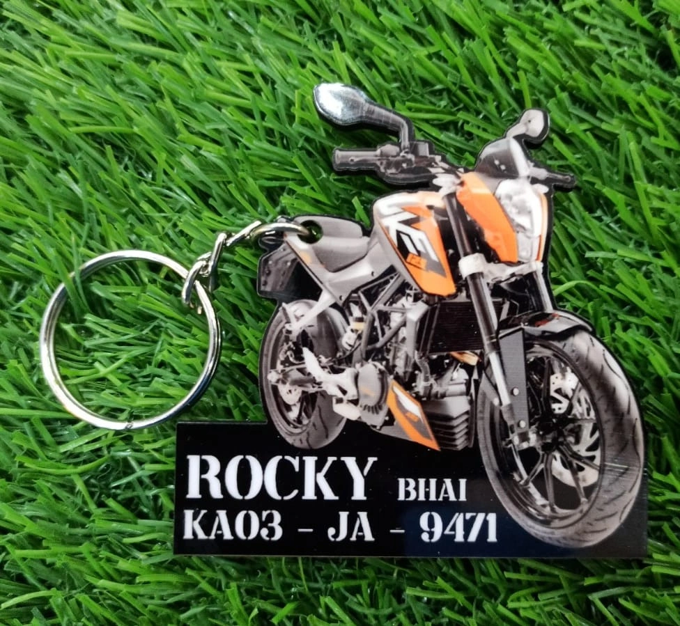 Duke Bike - Custom Bike Keychain - CBK003