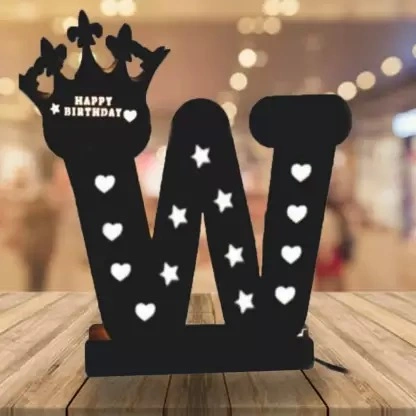 Custom Alphabet Letter - W