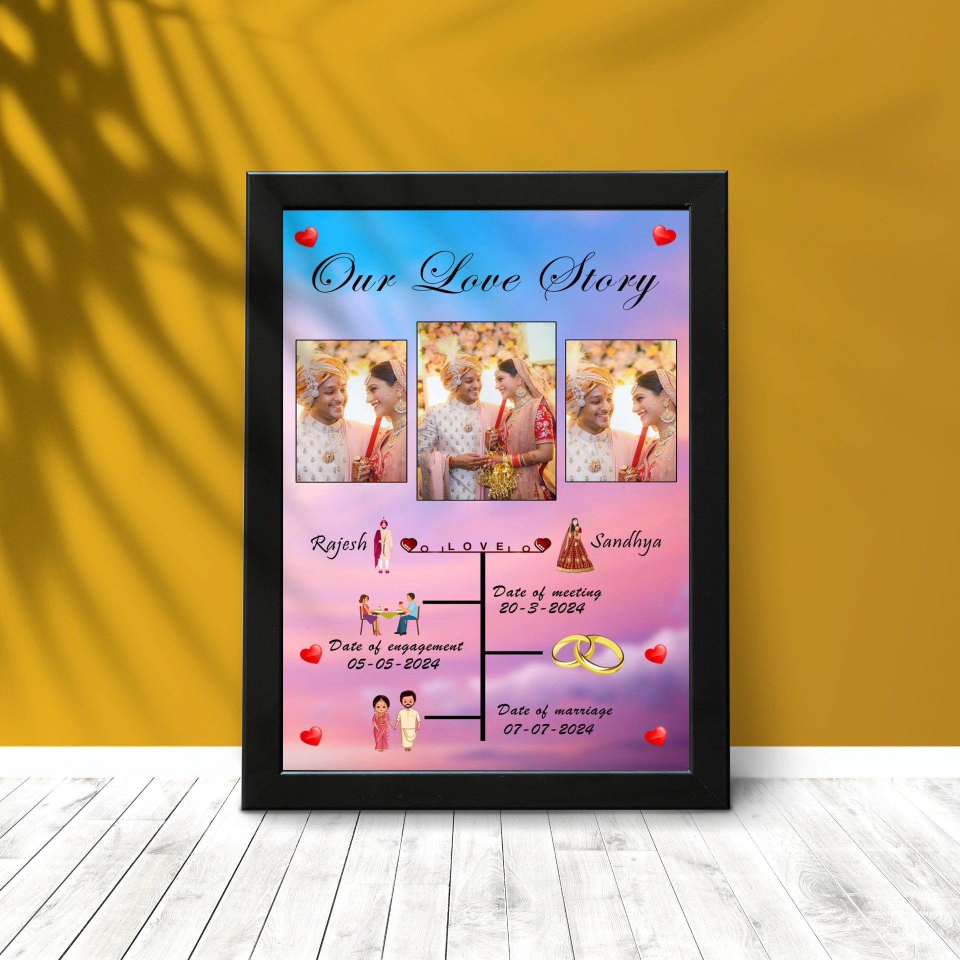 Our Love Story -Photo Frame