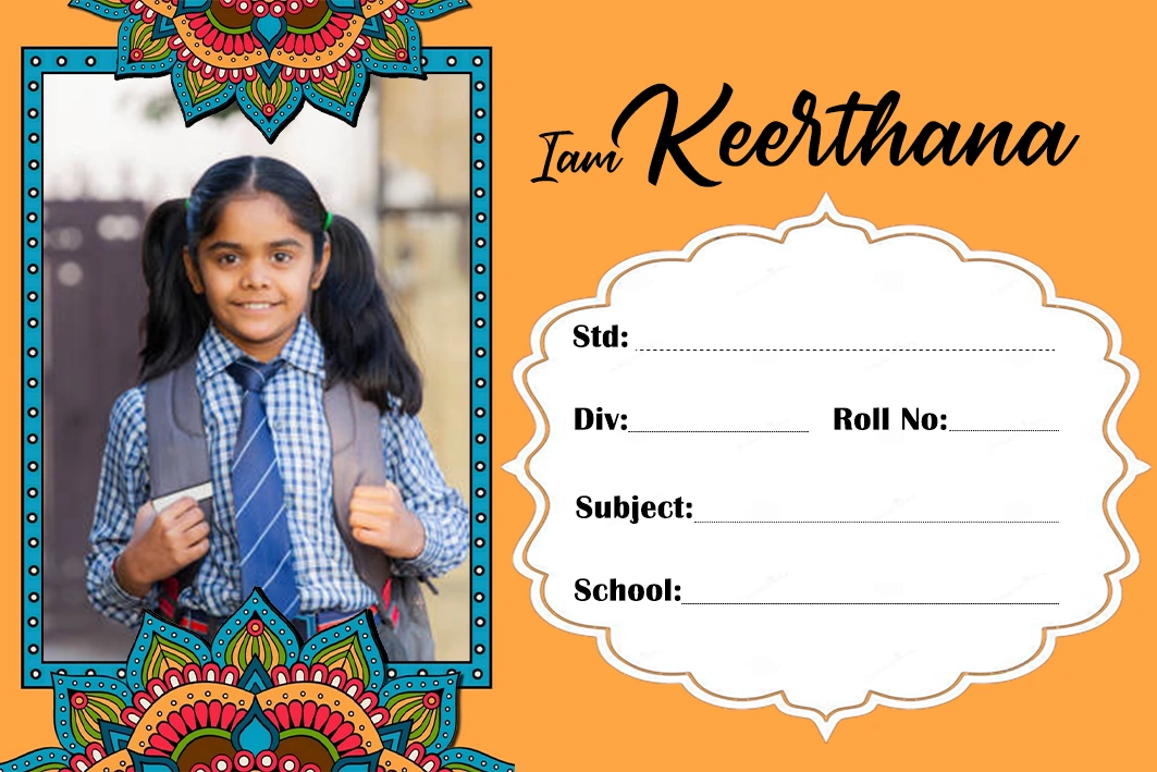 Customized School Book Stickers - MAZ02