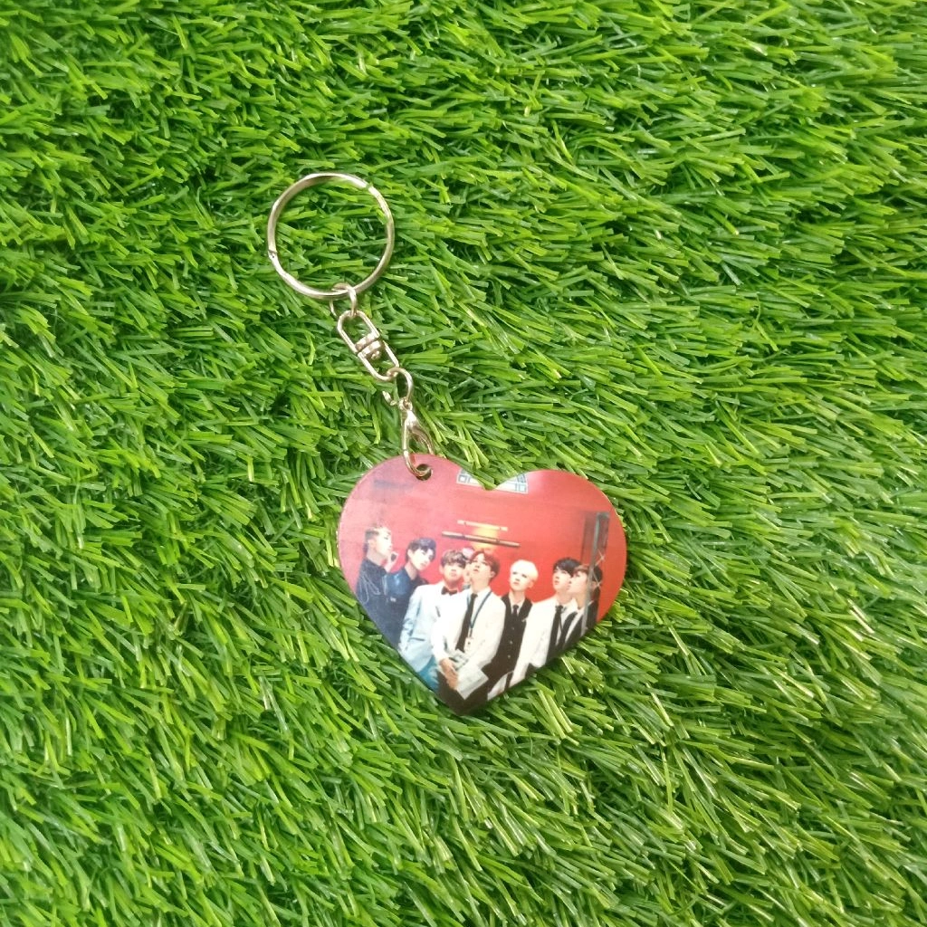 Metal Keychain - Heart Shape