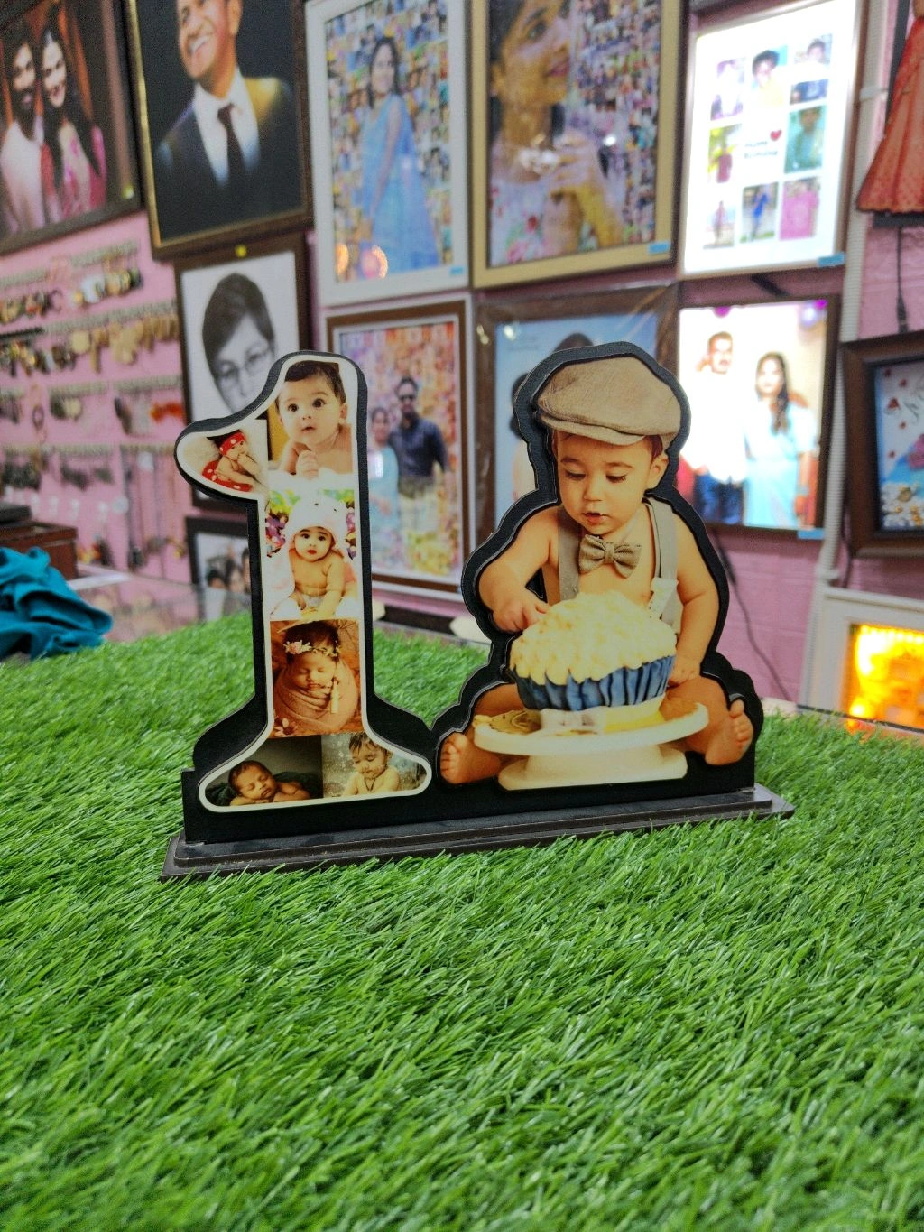 Customized Cutout Frame - First Year Baby