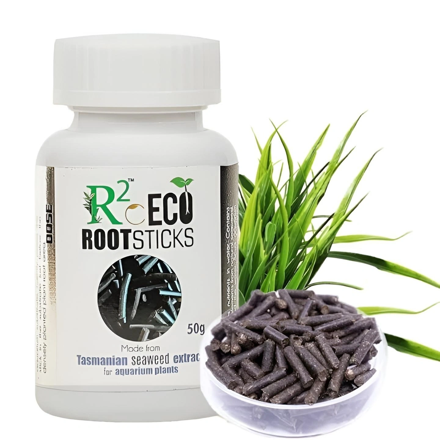 R2O Eco Root Sticks for Aquarium Plants – Natural Fertilizer 50g