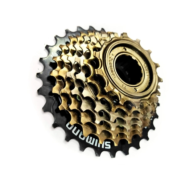 Shimano 7 Speed Freewheel Golden Last Black.