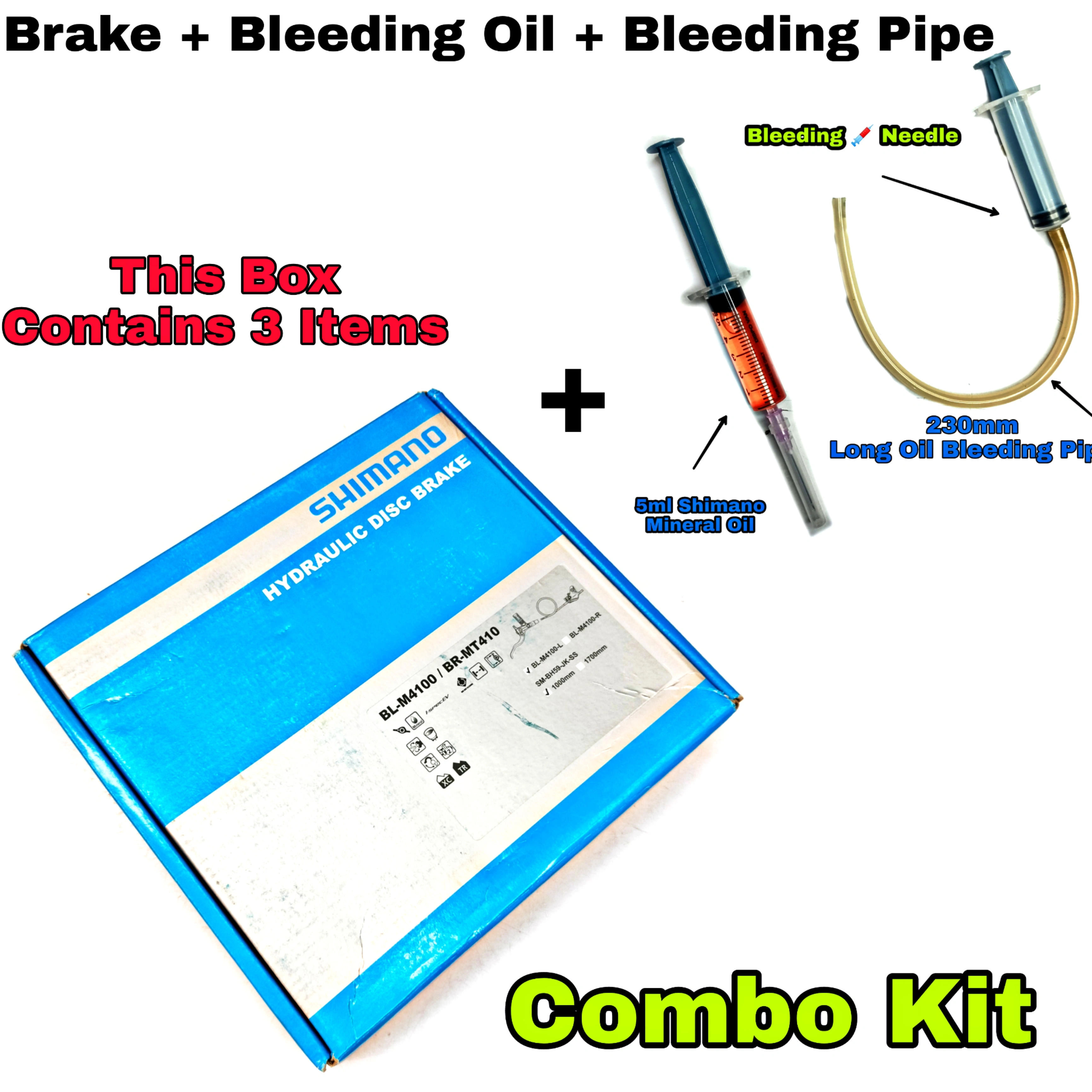 Shimano MT410 Hydraulic Disc Brake Front Only With Bleeding Oil And ...