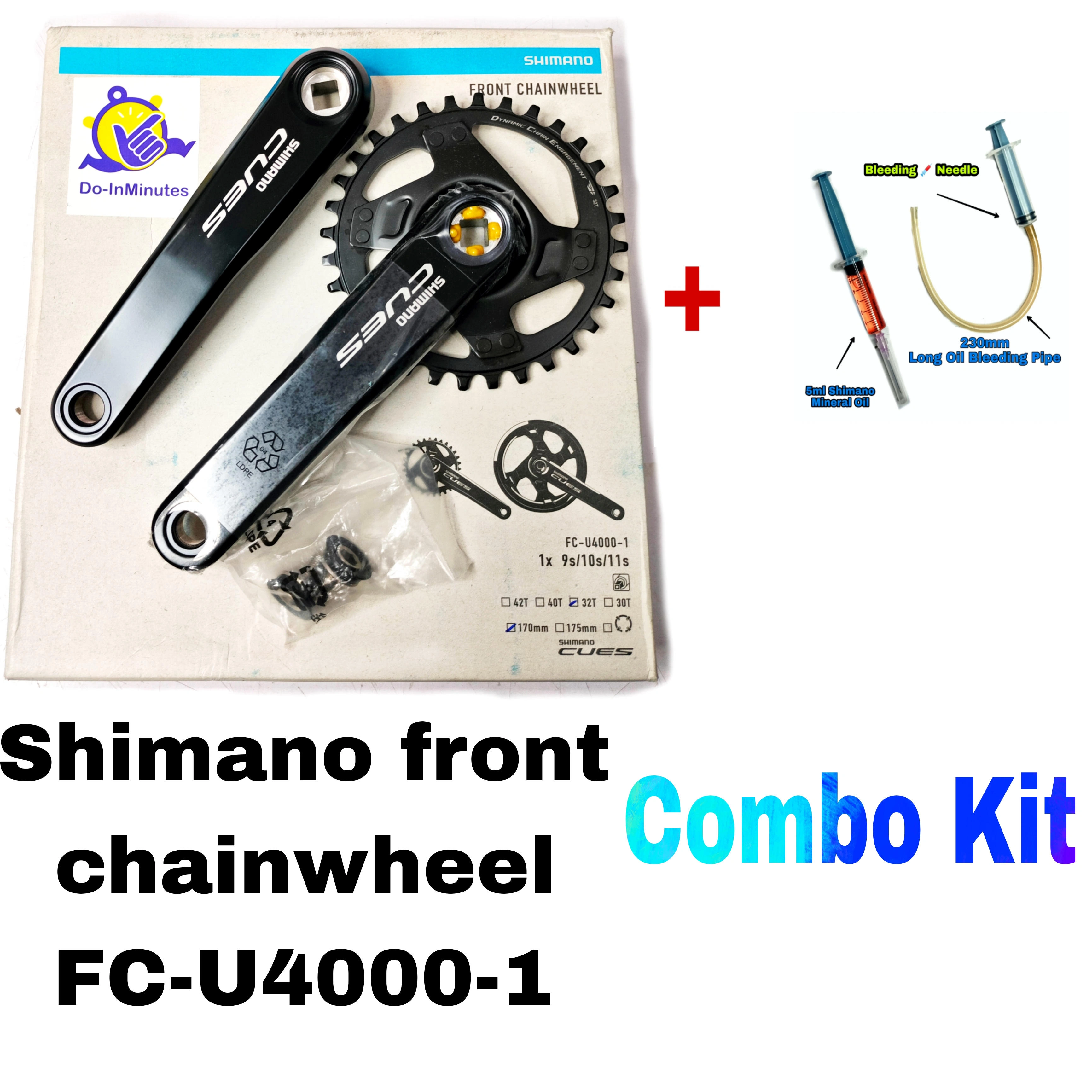 Shimano Cues FC-U4000-1 Square Taper Crankset (Black)