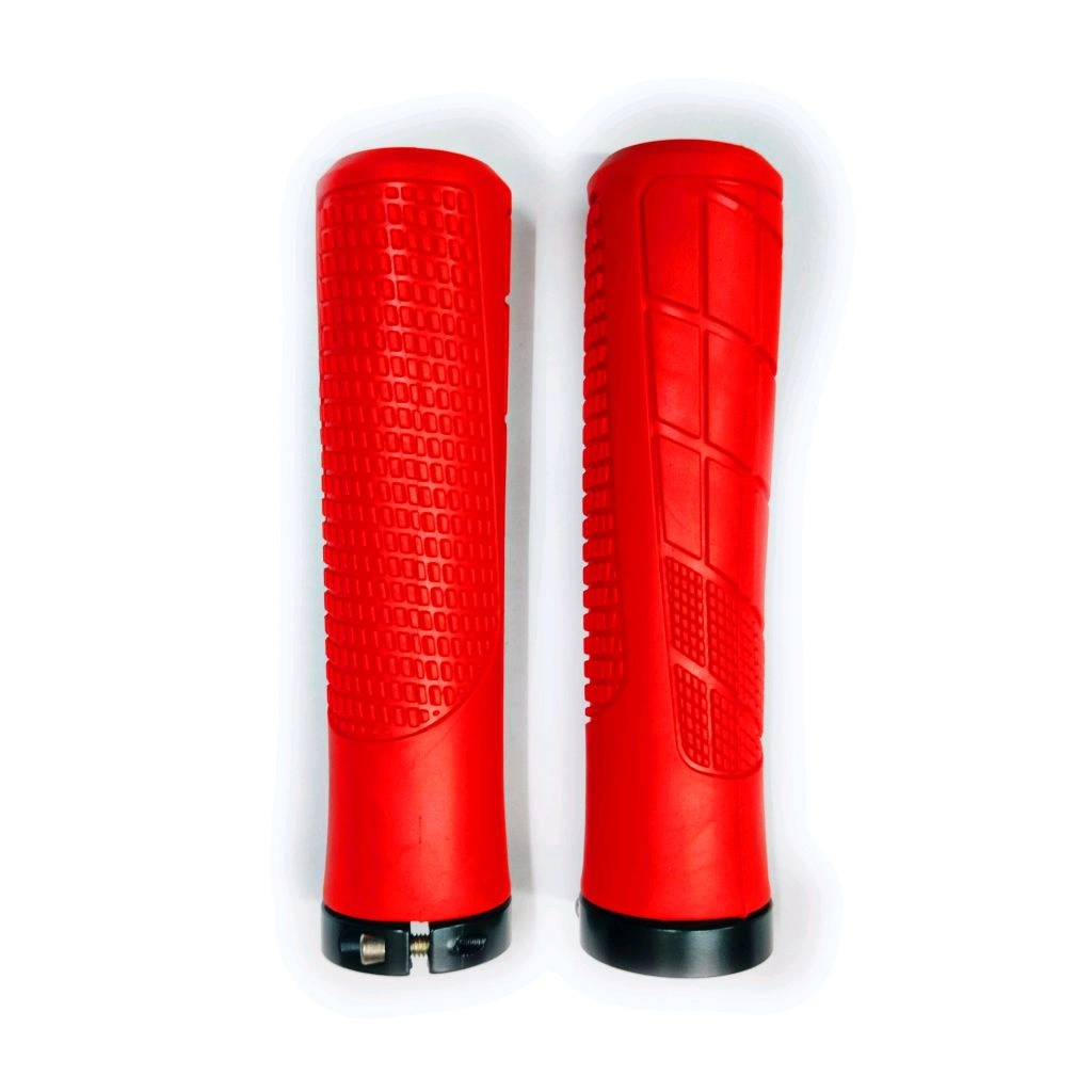 Lockon Grip For Cycle Red Colour