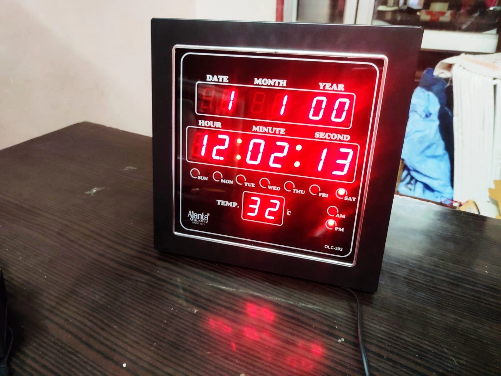 Ajantha Digital Wall Clock
